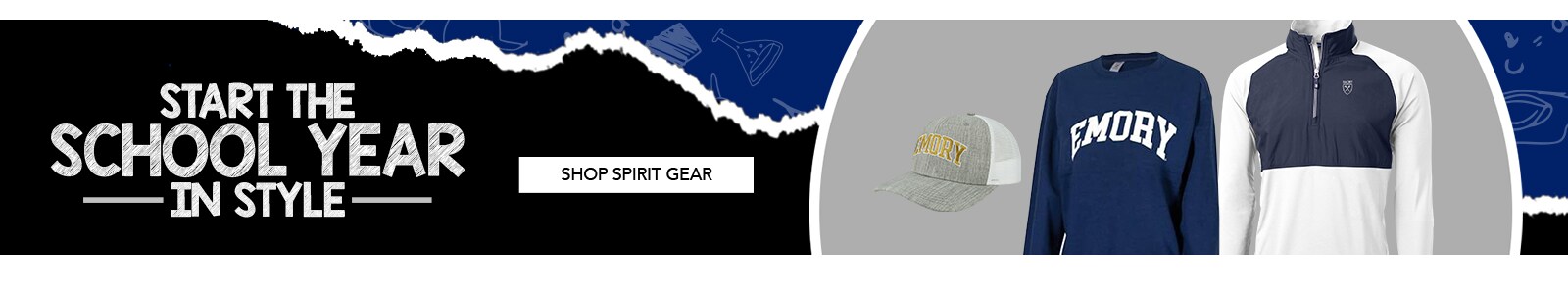Emory University Spirit Apparel & Gear, Football Gear & Gifts | Emory ...